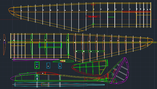 Varlocity Laser & Models. Bird of Time RC Glider Model - Dynaflite